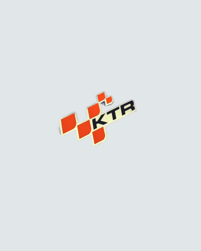 KTR Logo Chrome Boot Badge